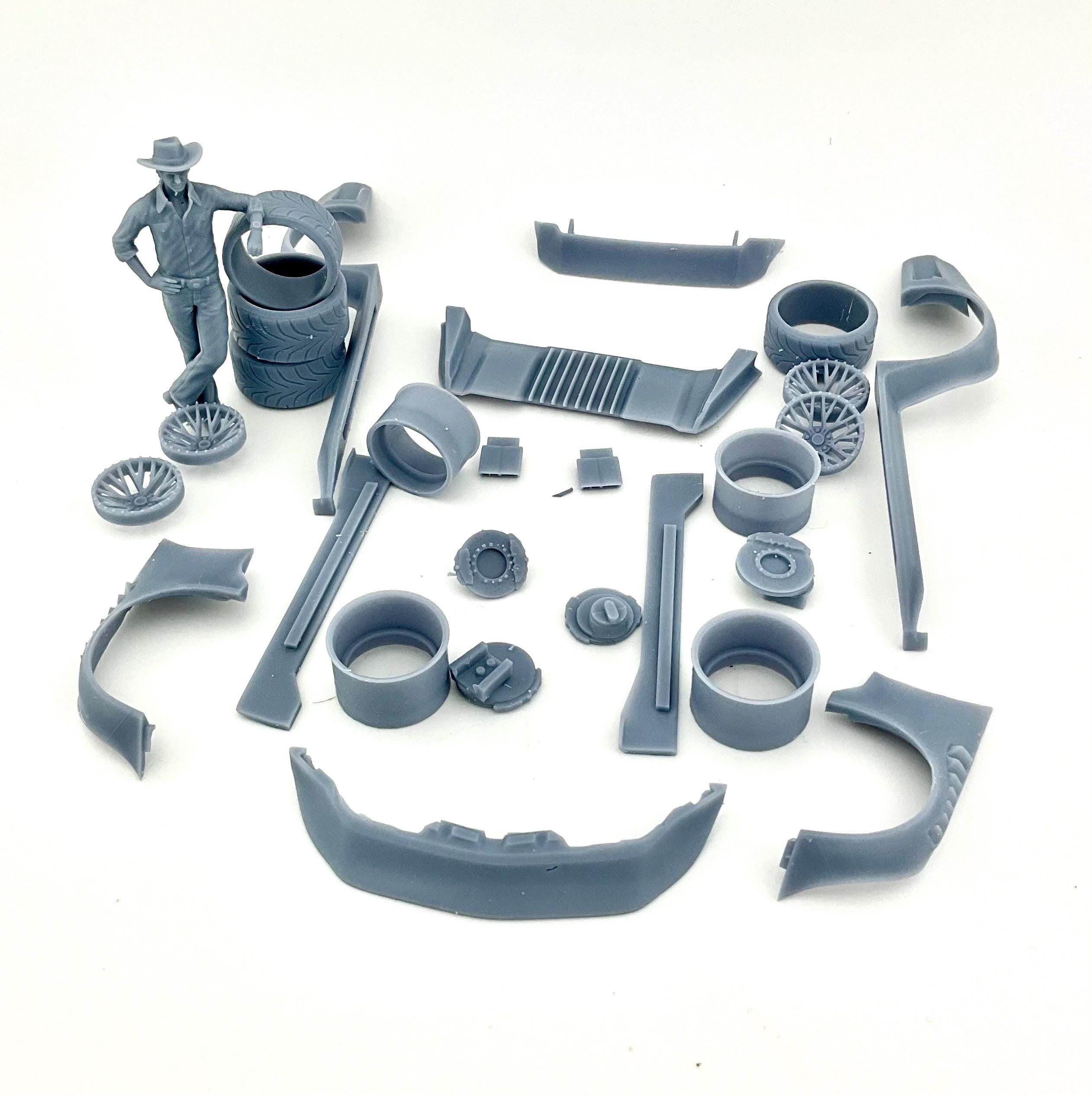 1977 Trans Am Body Kit for Revell first 5 WITH SMOKEY Snowflake wheels ...